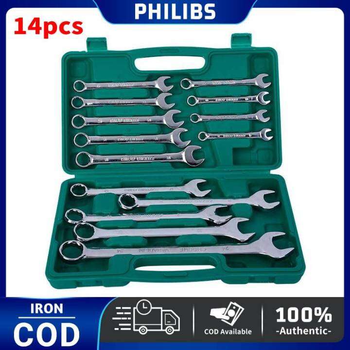 Philibs 14PCS Car Repair Tools Wrench Set Original Car Tools Set Car ...