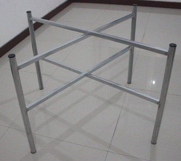 Hot Dip Galvanized round Table Table Stand Folding Standard round Table ...