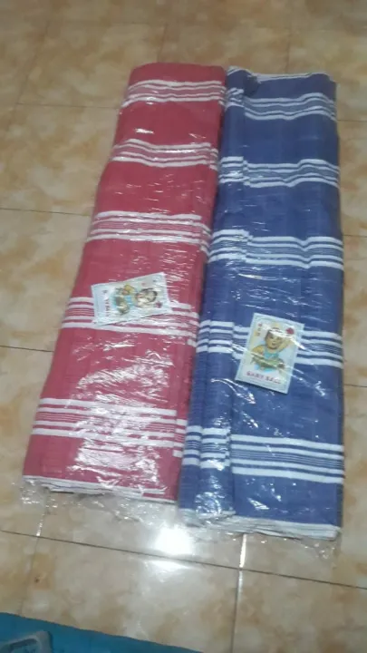 Bahan kain kasur / bantal / guling kapuk motif jadul harga per meter ...