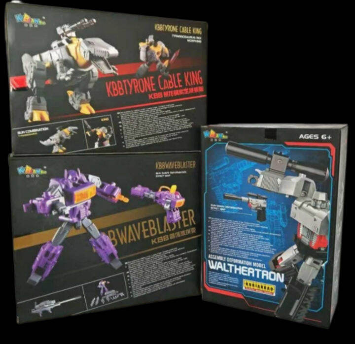 kbb Waltherton Megatron kbb shockwave kbb grimlock Model kit Action ...