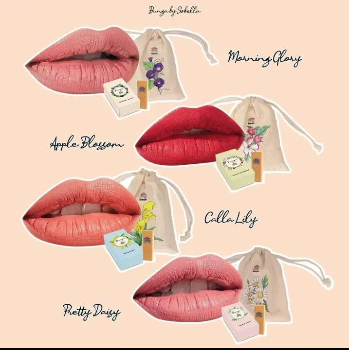 Sobella Baby Lipstick Pretty Daisy Calla Lily Apple Blossom Morning ...