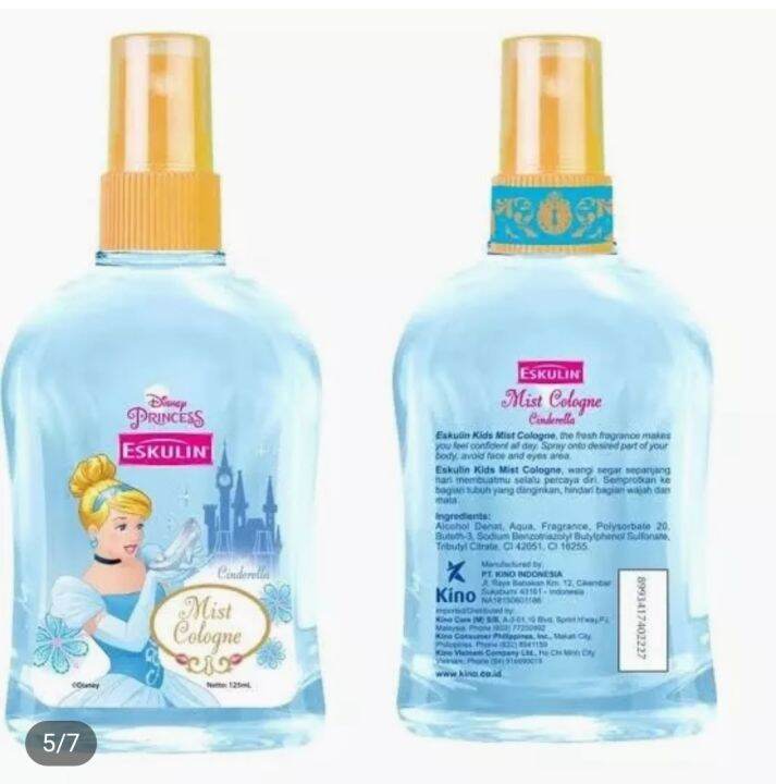 eskulin body mist cologne Cinderella 125 ml | Lazada Indonesia