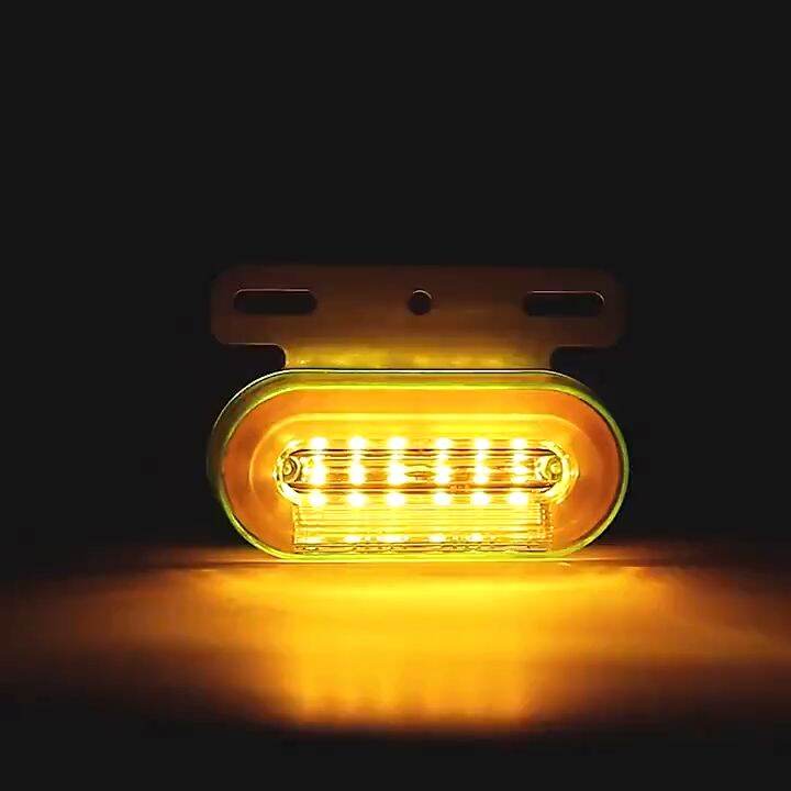 12V 24V Car Truck 12LED Side Marker Lights External Lights Signal ...