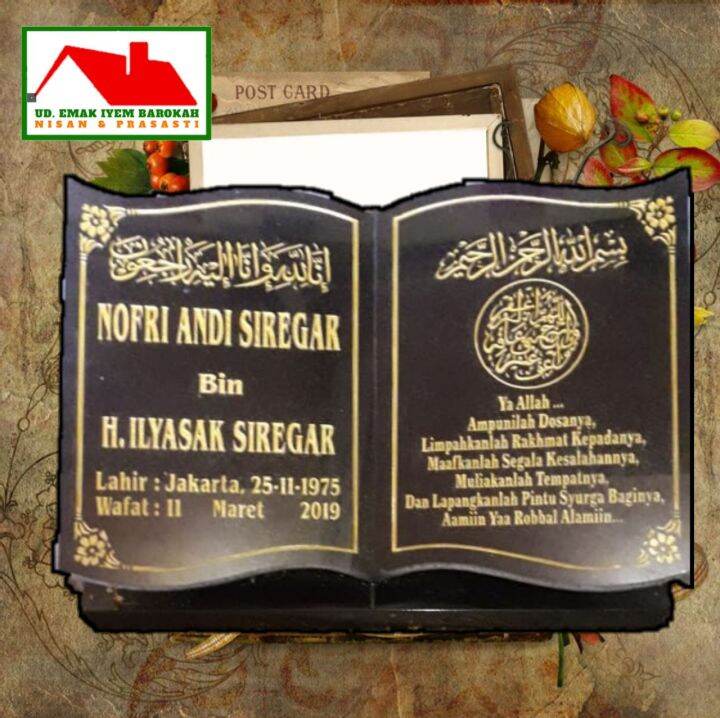 Batu Nisan Buku Granito Hanya Lempengan | Lazada Indonesia Batu Nisan Buku Granito Hanya Lempengan | Lazada Indonesia