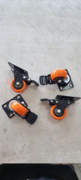 roda caster 2 inch rem isi 4 pcs | Lazada Indonesia