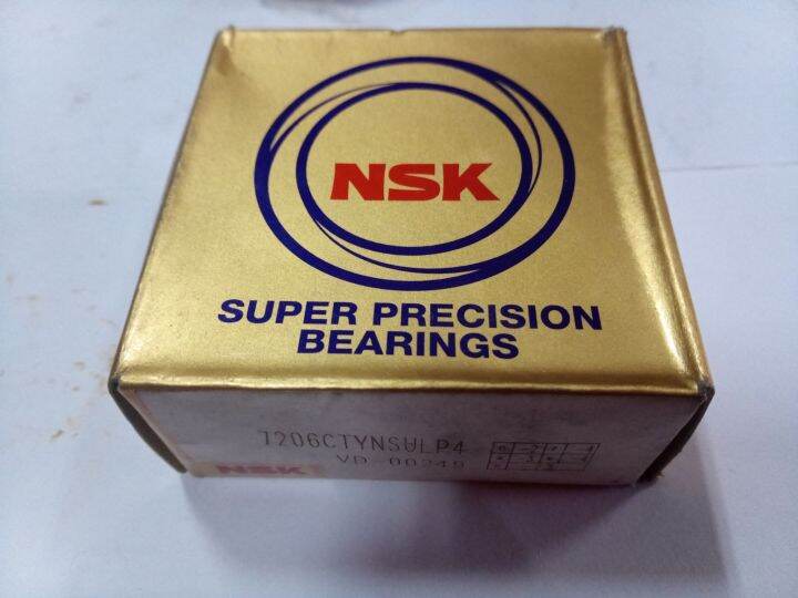 ตลับลูกปืนเม็ดกลมสัมผัสเชิงมุม (Angular Contact bearing) ยี่ห้อ NSK Model 7001w,7003w ...