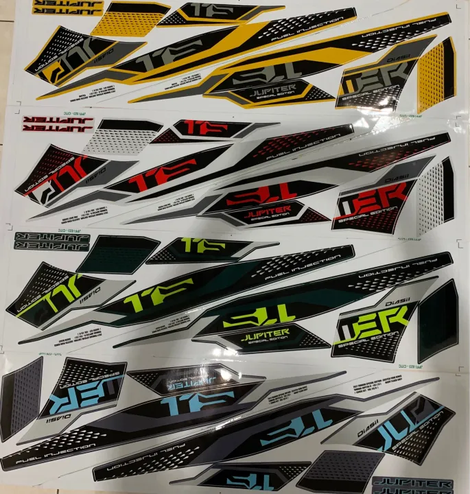 Yamaha srl 115 /lagenda 115 fi Jupiter fi 115 body sticker(23) (ready ...
