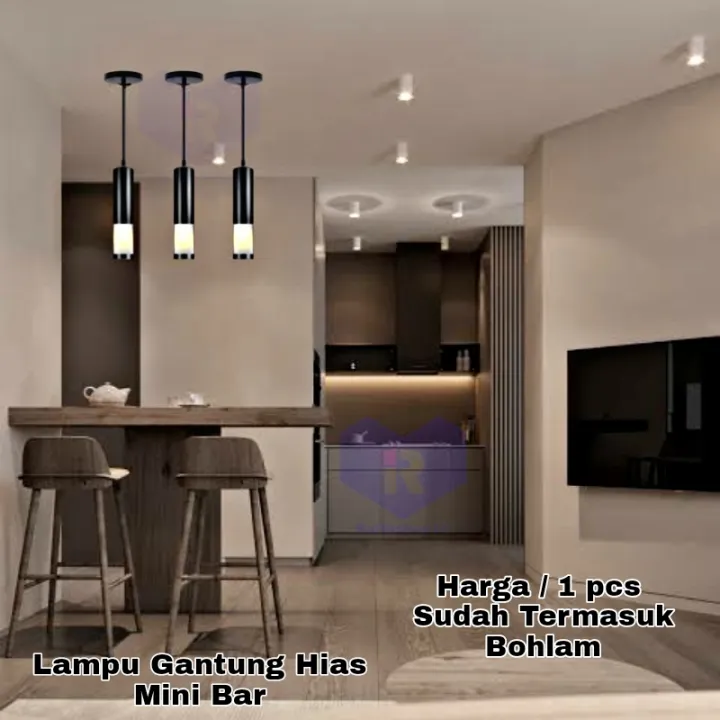 Lampu hias mini bar ruang makan dapur minimalis | Lazada Indonesia