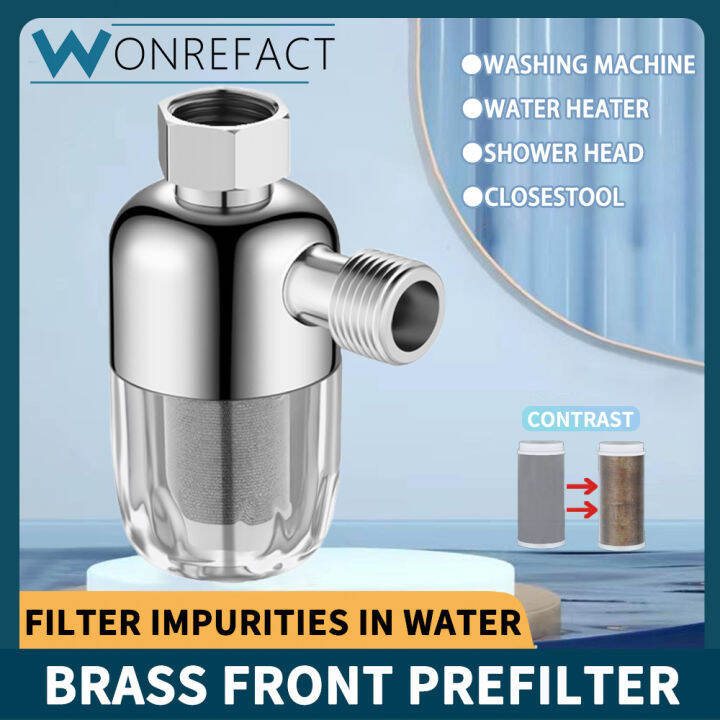 Washing Machine Effluent Purifier Front Filter Bathroom Kitchen Brass ...