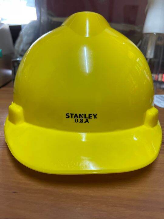 STANLEY Heavy Duty Safety Helmet/Hard Hat Yellow(U.S.A.)per pc | Lazada PH