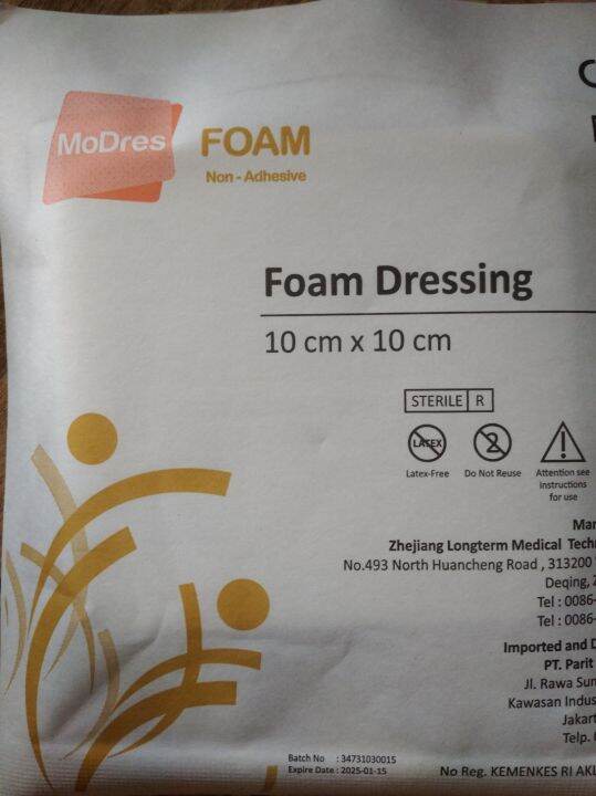 foam modres non adhesive 10 x 10cm mirip allevyn | Lazada Indonesia