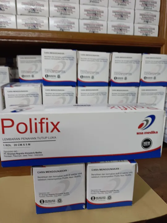Polifix 20cm x 5 M / lembaran penahan luka | Lazada Indonesia