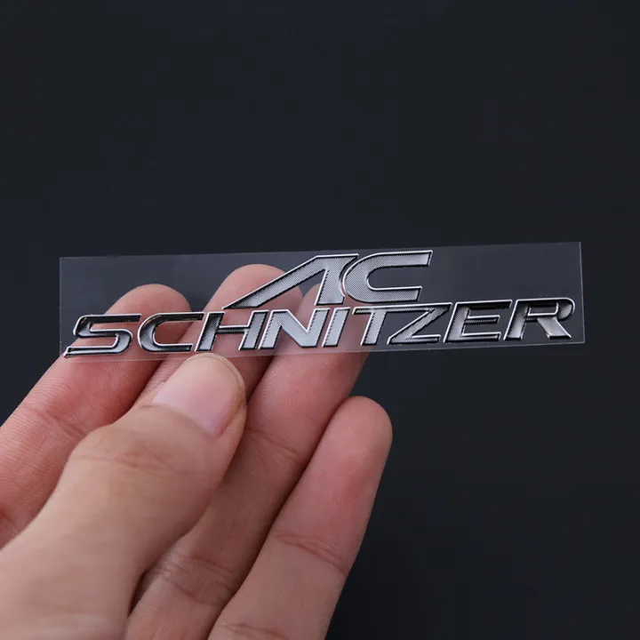 Dedicated to BMW AC Schnitzer Modified Nickel Alloy Thin Stickers Car ...