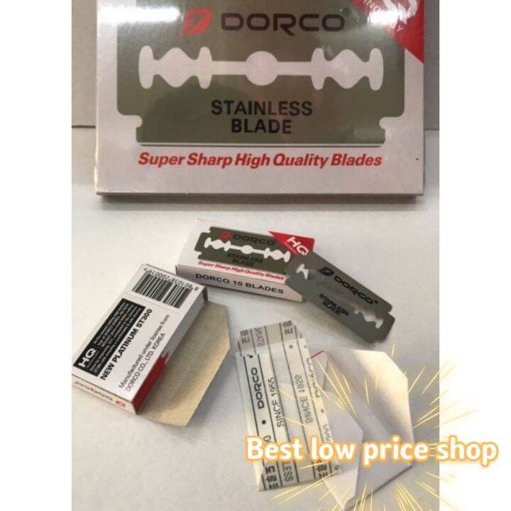 Cod Dorco stainless blade 1box/10pcs | Lazada PH
