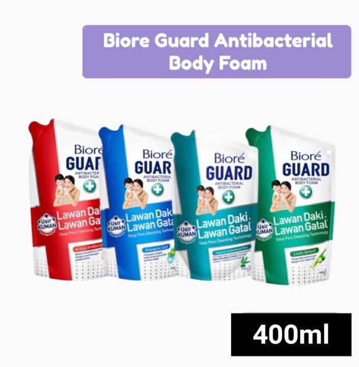 Biore Guard Antibacterial Body Foam 400ml - Sabun Mandi Cair | Lazada Indonesia