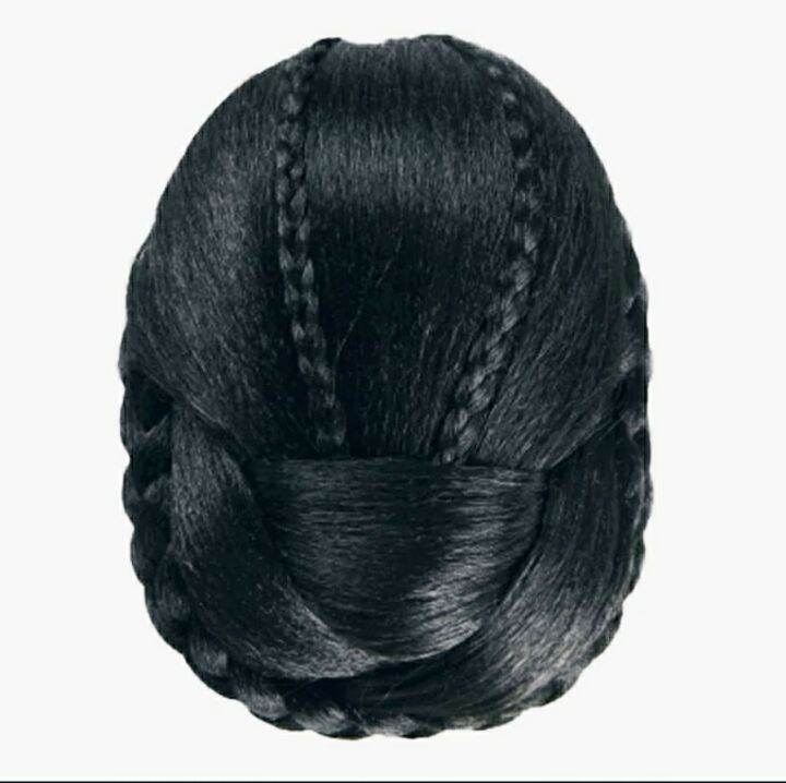 sanggul modern motif kepang/sanggul motif/sanggul kekinian | Lazada ...