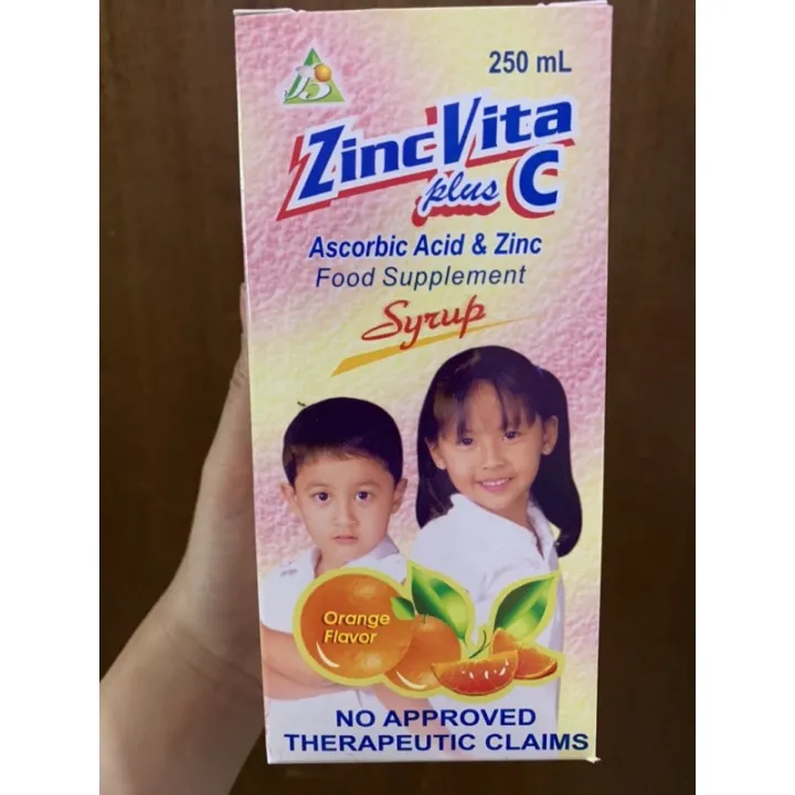 Zinc Vita plus C (Ascorbic Acid + Zinc) 250 ML | Lazada PH