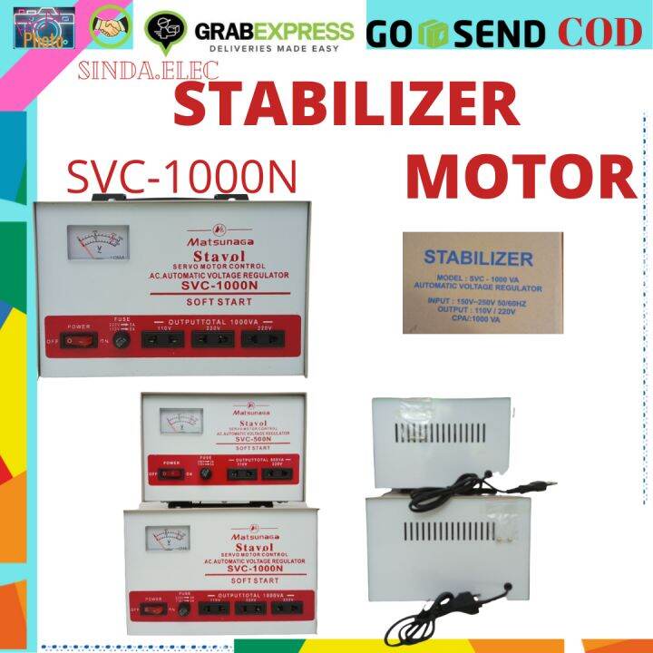 Stabilizer Listrik Matsunaga SVC 1000 Stavol Listrik Matsunaga 1000W ...