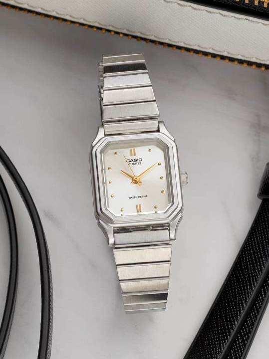Spot CS Japan LQ 400D 7AEF Vintage Classic Retro Versatile Silver Watch For Women | Lazada PH