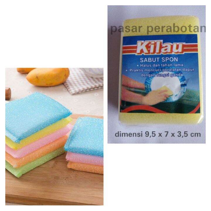 Spon sabut busa cuci piring 2 pcs | Lazada Indonesia