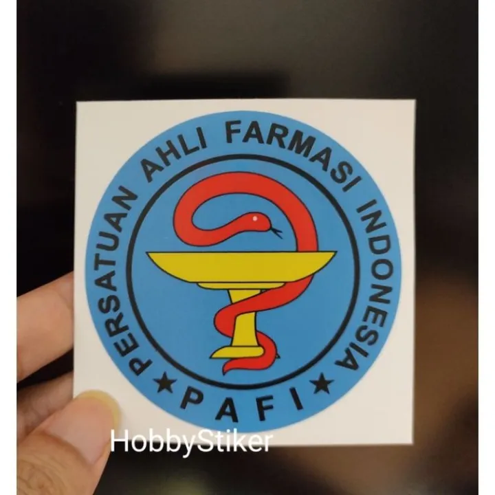 Stiker PAFI persatuan ahli farmasi indonesia untuk klinik | Lazada ...