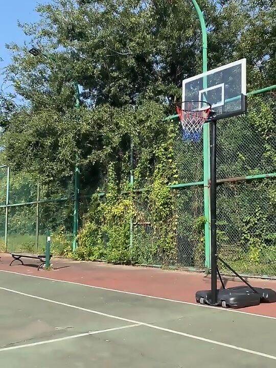 Full set of basketball rack, adjustable hoop board Professional ...