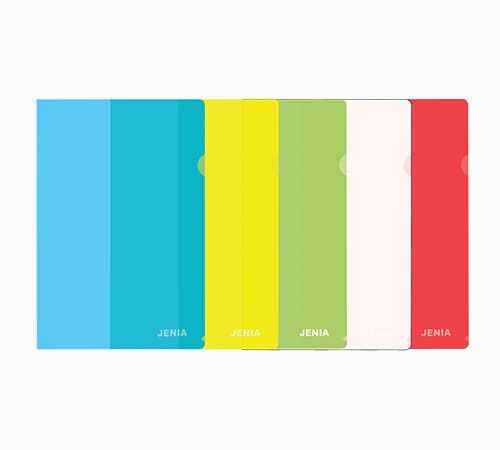 Map Plastik Model L Terbuka Warna Transparan Folio - Pelindung File ...