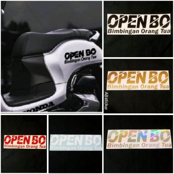 sticker cutting open bo sticker motor dan mobil | Lazada Indonesia