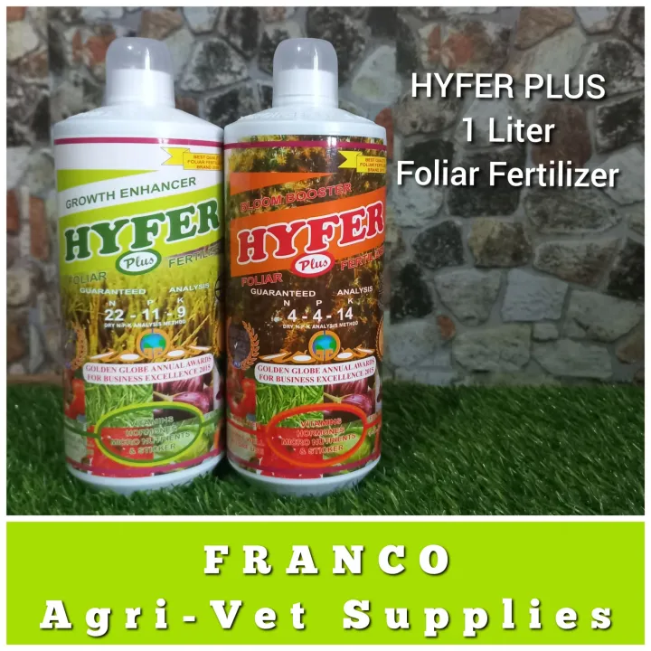 Hyfer Plus Foliar Fertilizer ( Growth Enhancer / Bloom Booster ) 1 ...