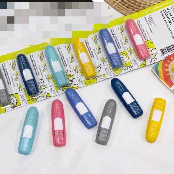 Twin Releaf 2-in-1 Pastel Pocket Inhaler [Menthol Vapors, Relieves ...