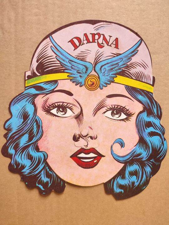 Vintage Darna Rambo Paper Mask | Lazada PH