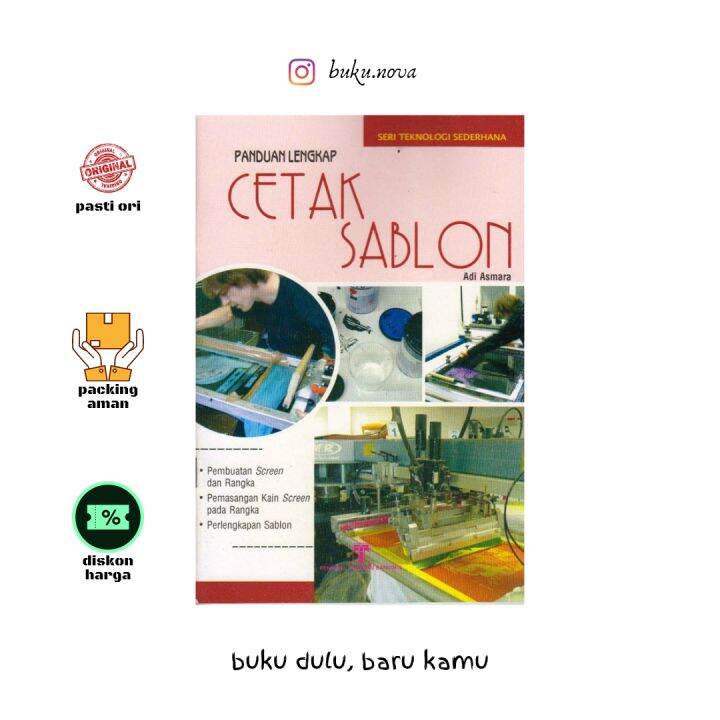 Buku Panduan Lengkap Cetak Sablon | Lazada Indonesia