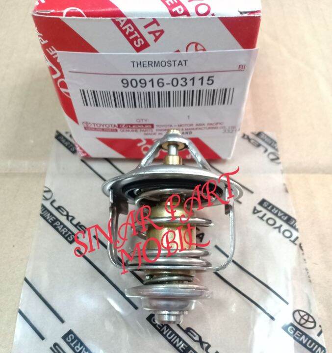 TERMOSTAT THERMOSTAT TOYOTA GREAT COROLLA ALL NEW STARLET TWINCAM 90916 ...