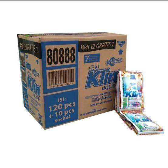 So Klin liquid/Renceng Deterjen Cair Konsentrat Kemasan Sachet 22 ml ...