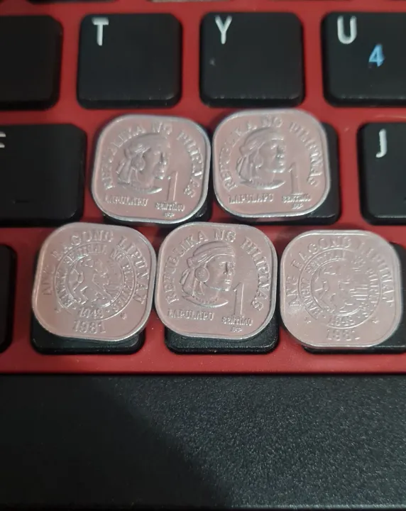 1 Sentimo 1981 Coin set of 5 BU | Lazada PH