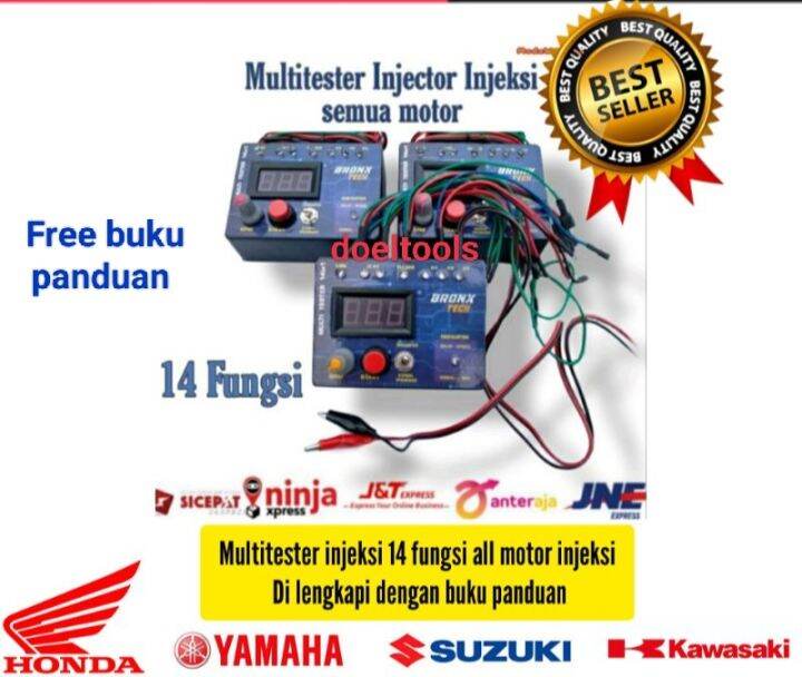 Multitester 14 fungsi Honda Yamaha cek sensor ckp cek aki cek cdi ...