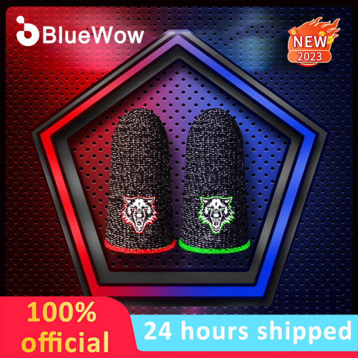 【🔥5-2🔥】BlueWow Fire เกมถุงนิ้วพร้อมใช้ S สำหรับ PUBG MBLL จอยควบคุมเกมหน้าจอสัมผัส Anti-เหงื่อ ...