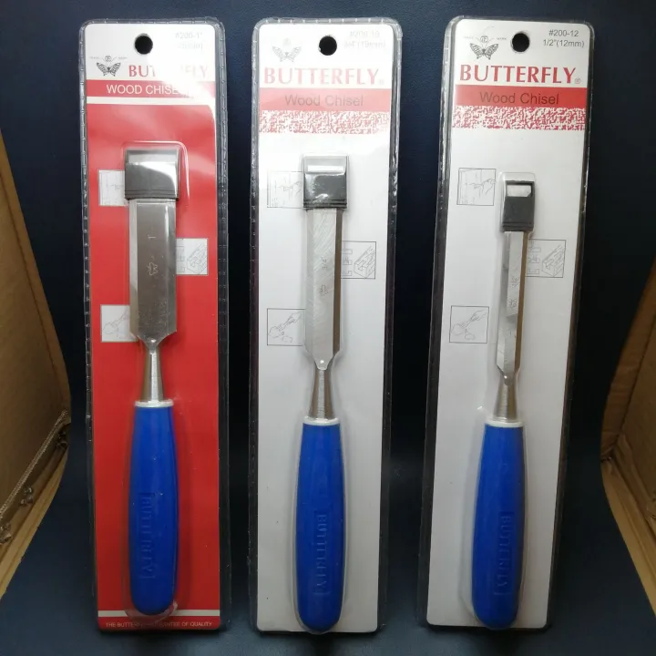 Butterfly Wood Chisel "paet" (size: 1/2, 3/4 and 1") | Lazada PH