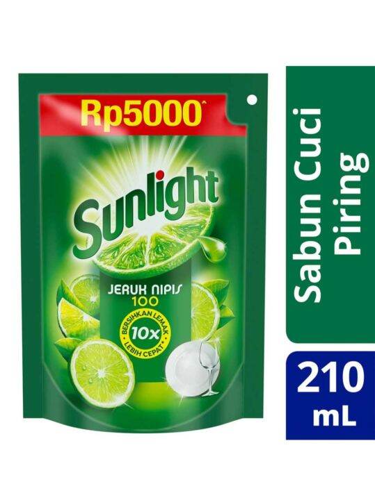 Sunlight pencuci piring 210Ml | Lazada Indonesia
