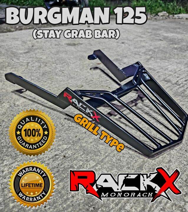 RACK X MONORACK FOR BURGMAN 125 (STAY GRAB BAR) GRILL | Lazada PH