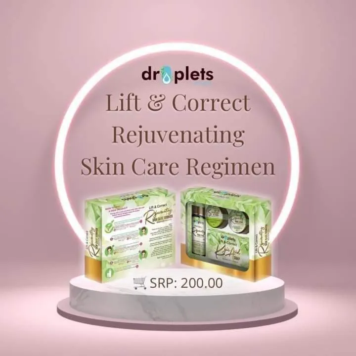 Droplets Rejuvenating Lift and Correct Skin Care Regiment Kit (new ...