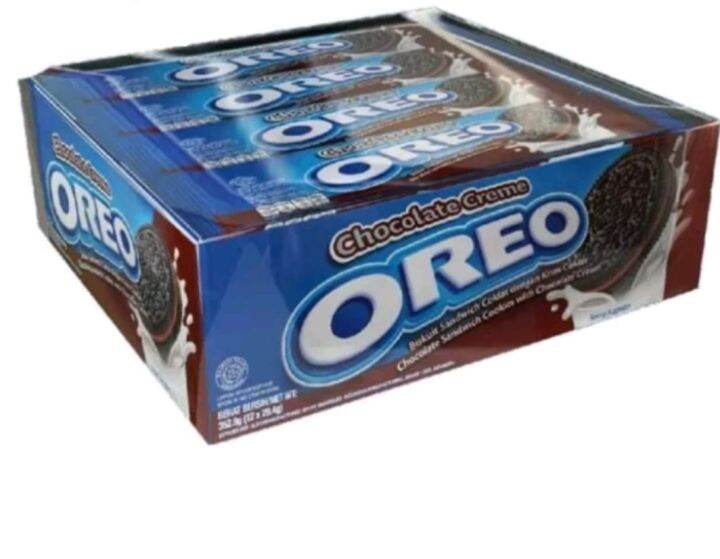 Oreo Biskuit krim Chocolate pak isi 12 pcs | Lazada Indonesia