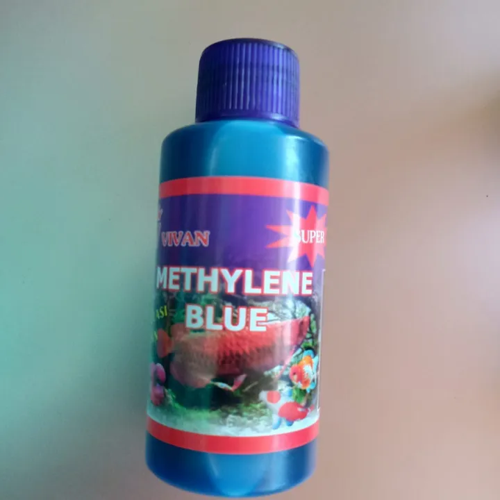 VIVAN METHYLENE BLUE SUPER 100 ML OBAT IKAN OBAT BIRU UNTUK SEMUA JENIS ...