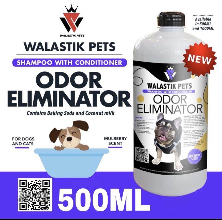 WALASTIK PETS 500ML Shampoo ODOR ELIMINATOR | Lazada PH