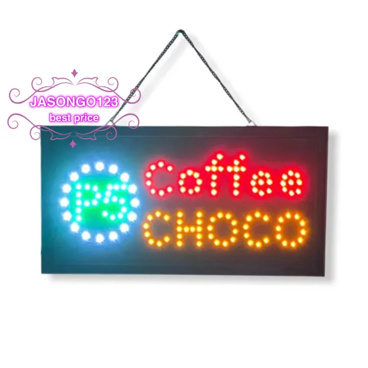 P5 COFFEE CHOCO-LED SIGN (SMALL) | Lazada PH