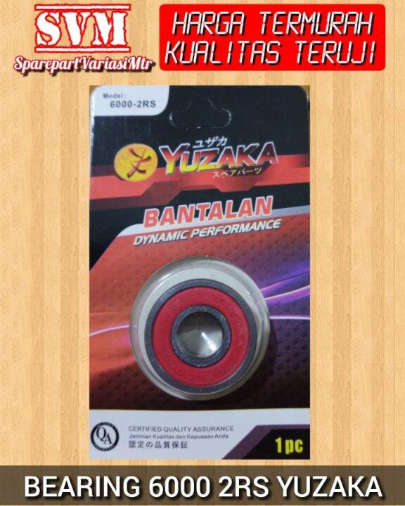 BEARING 6000 LAHER 6000 WATER PUMP JUPITER MX VIXION 6000 2rs yuzaka | Lazada Indonesia