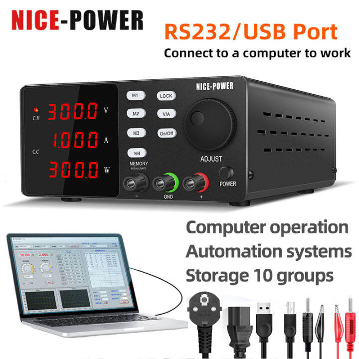 Nice-power RS-232/USB Automation system DC Power Supply Storage 10 ...