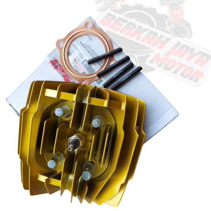 HEAD YZ 125 BLIMBING GOLD PNP RX KING + BUSI + BAUT NANAS + BAUT TANAM ...