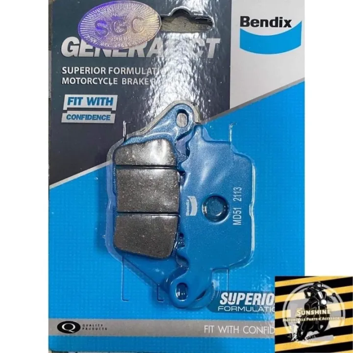 Bendix Brake Pad MD51 - Mio i 125/Soul i 125 | Lazada PH