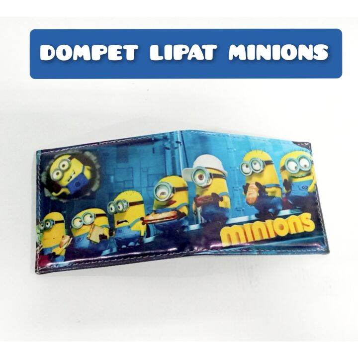 Dompet anak laki cowok uang lipat karakter kartun printing Minion ...